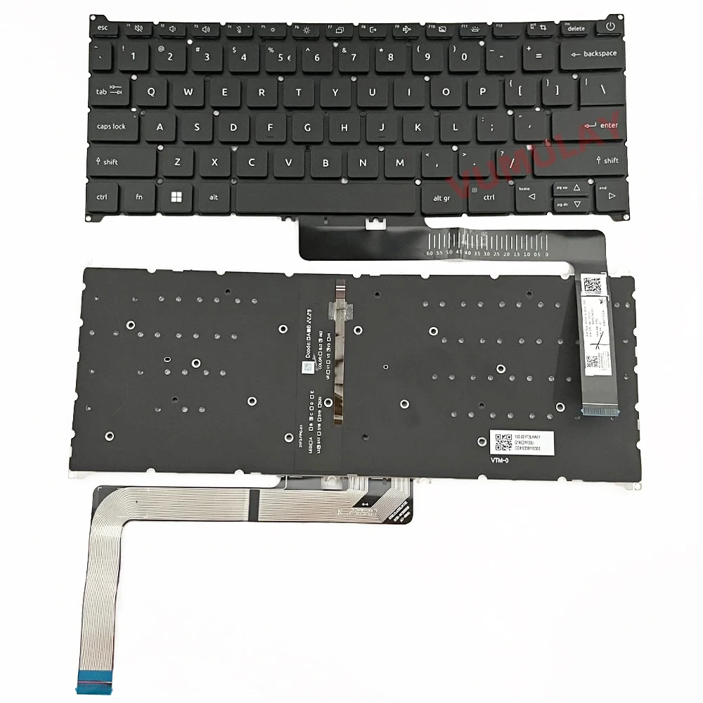 US/Russian Backlit Keyboard for Acer N22Q1 N22Q21 N22Q14 N22Q24 N22C5 ...