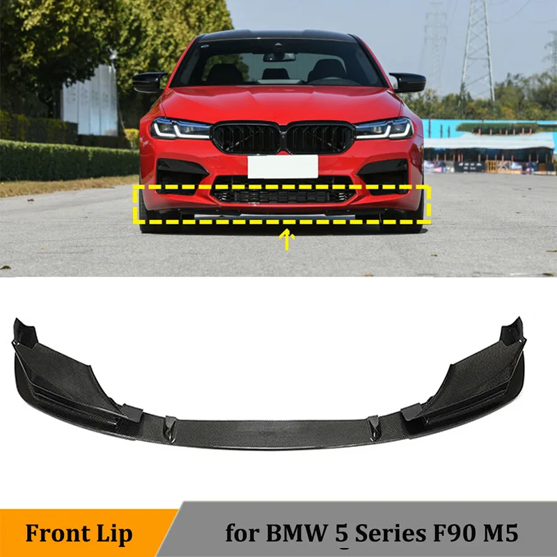 Front Bumper Lip for BMW M5 F90 LCI