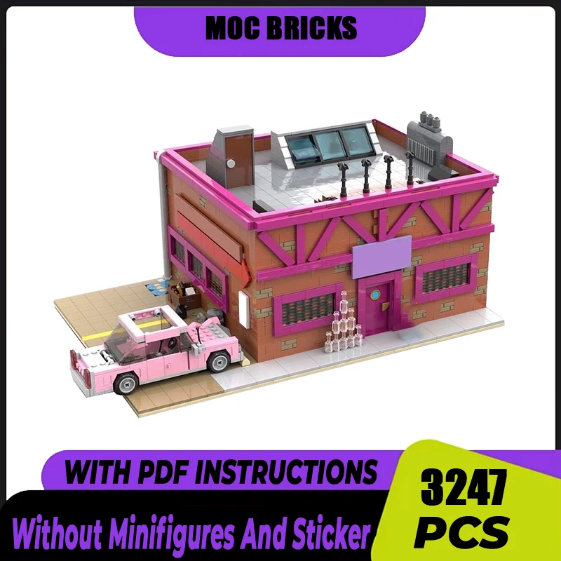 Bloques-de-construcci-n-City-Street-View-Moc-para-ni-os-juguete-de ...