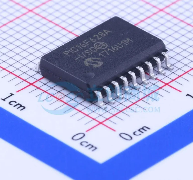 Microcontrolador de chip único Original, PIC16F628A-I/S0 PIC16F628A-I/SO, PIC16F628A SOP-18, 1 ...