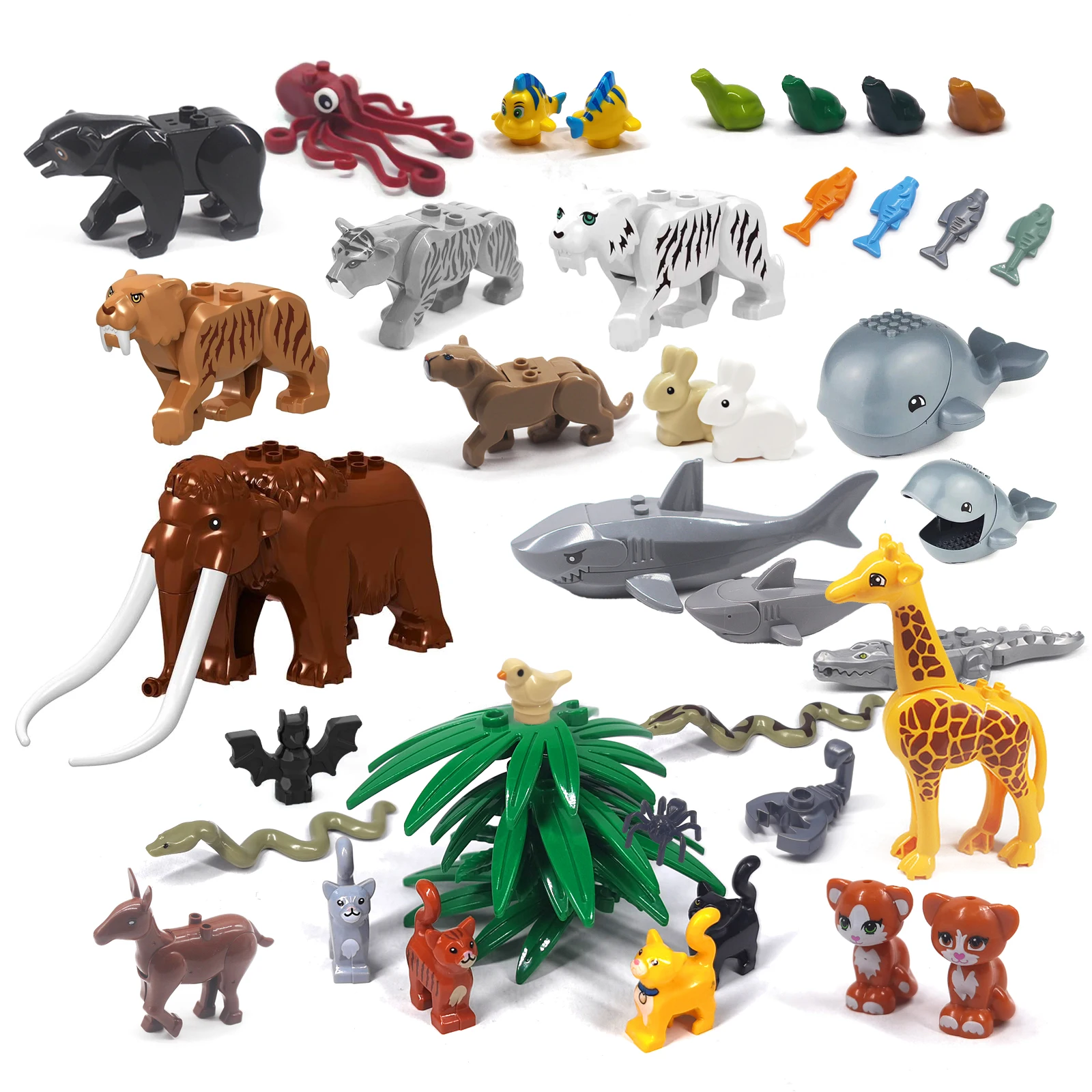MOC Blocks Animals Building Bricks Third Party Accessories Nature ...