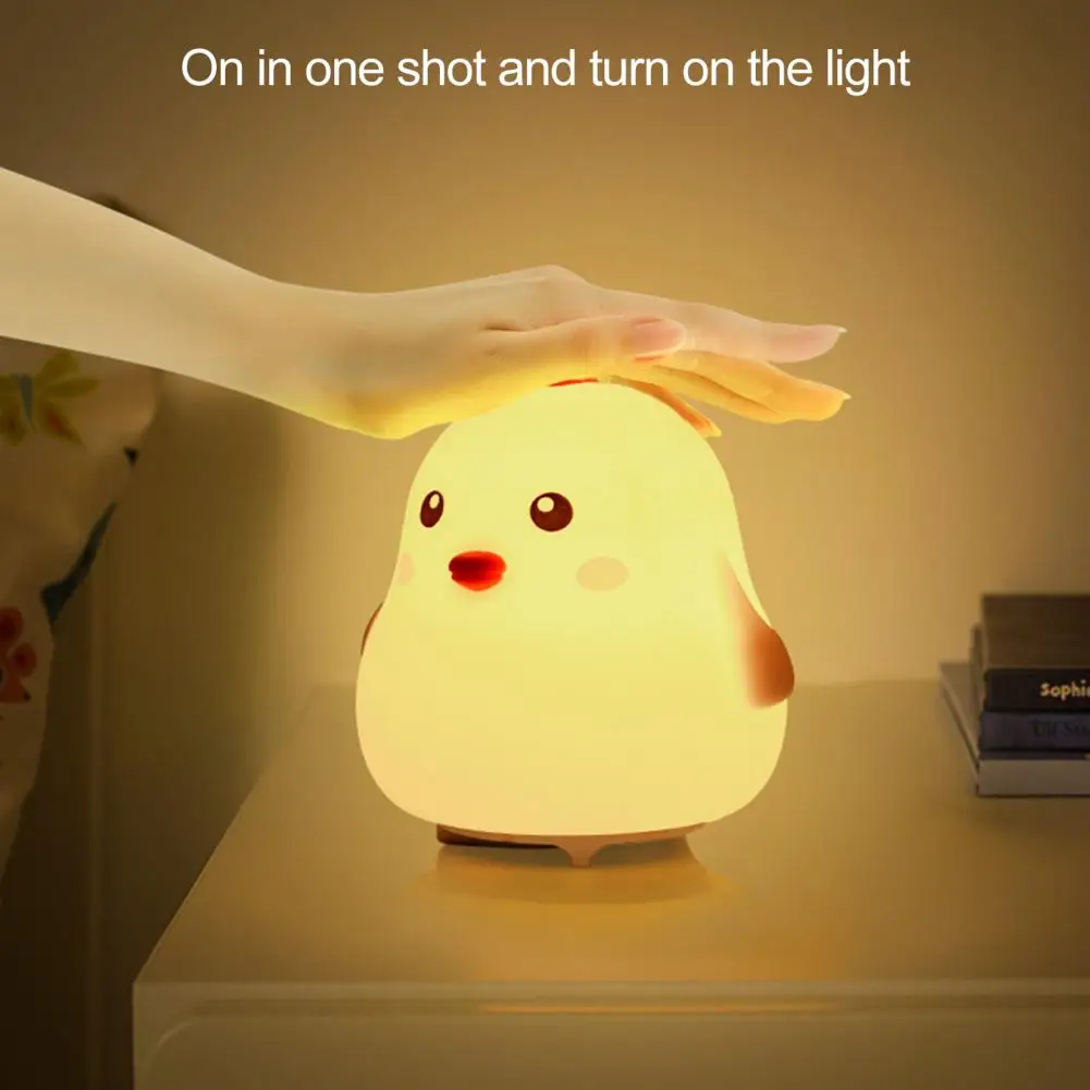 Night Light Chick Octopus Style Led Night Lamp Touch Control Flicker ...
