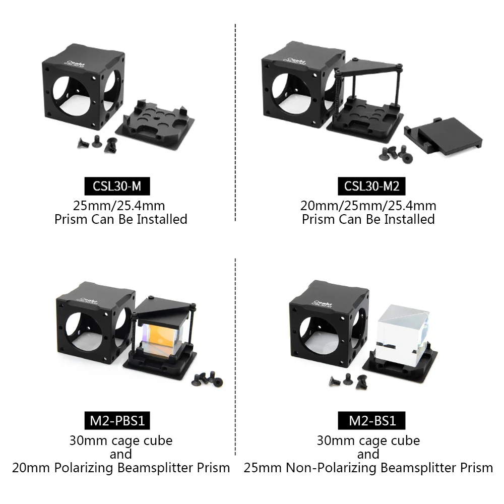 Laserland CSL30-M2 30mm Cage Cube Polarization Beam Splitting Cube ...