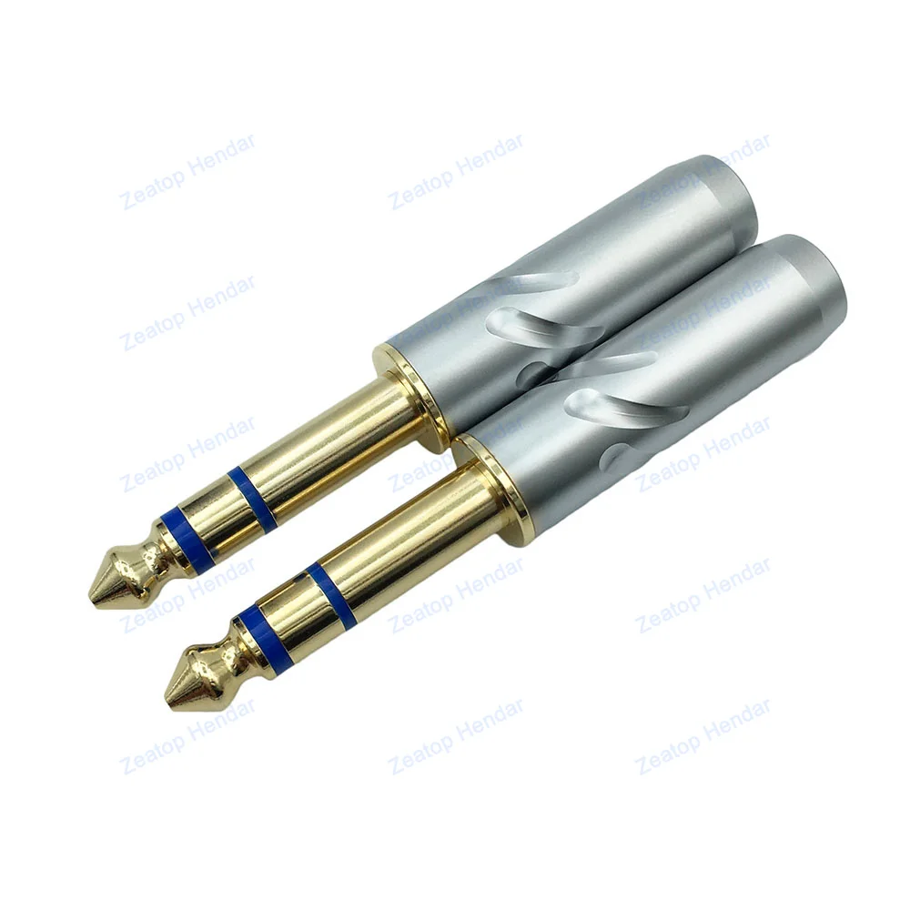 10Pcs-Seiko-Copper-Shell-6-35mm-3Pole-Stereo-Audio-Plug-HIFI-6-35-Male ...