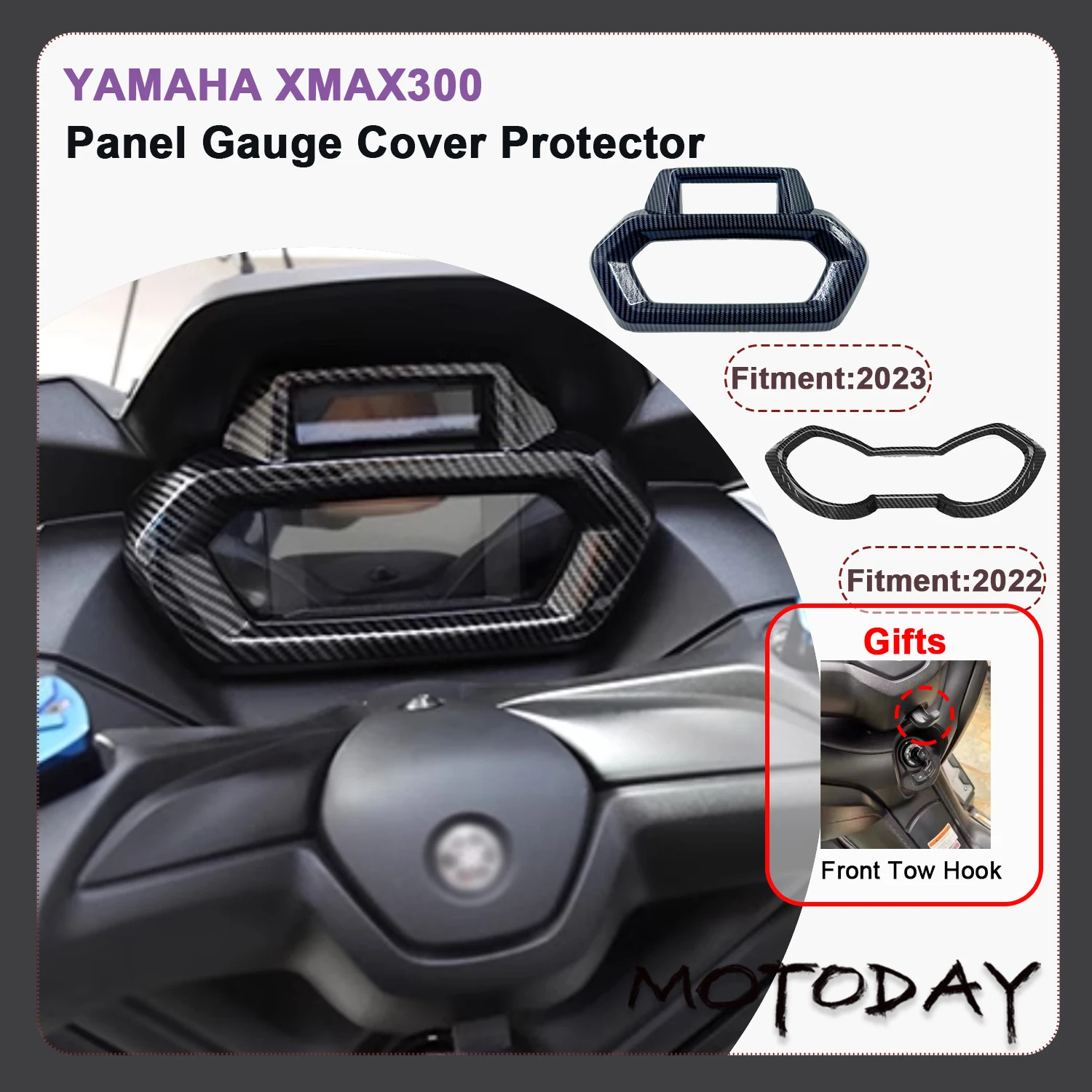 For-YAMAHA-XMAX300-Panel-Gauge-Cover-Protector-XMAX300-2022-Accessories ...