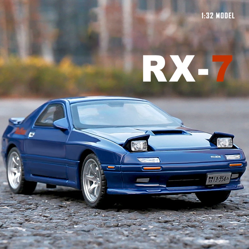 1-32-Mazda-RX7-FC-INITIAL-D-Mazda-MX5-Alloy-Model-Car-Toy-Diecasts ...
