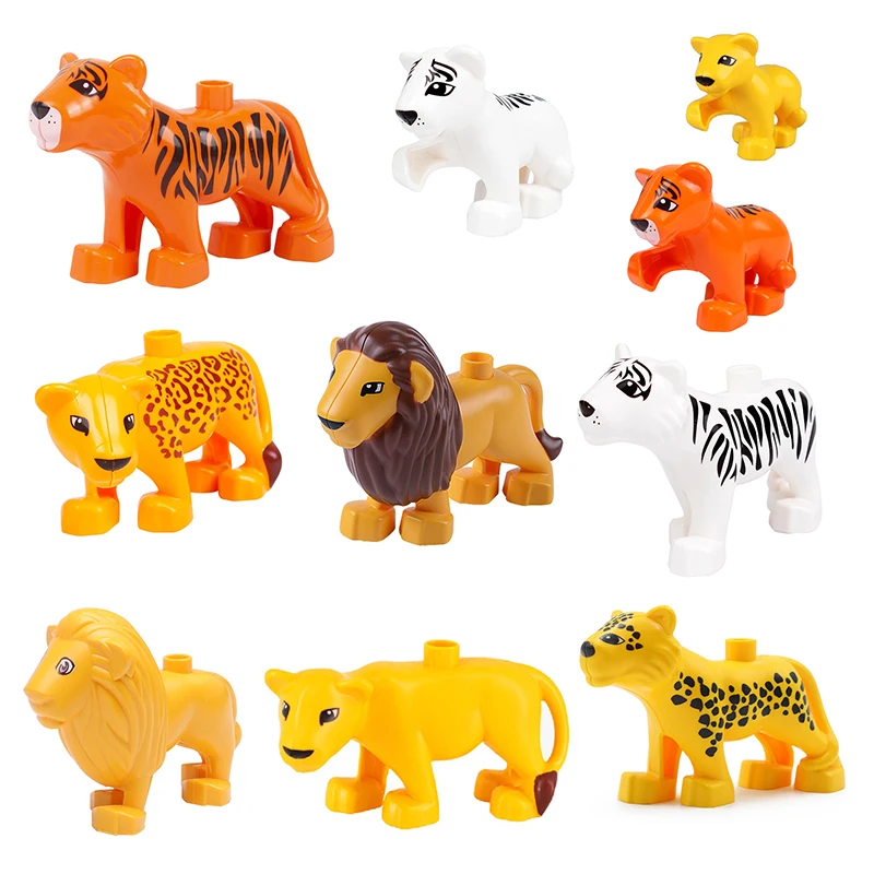 Big-Building-Blocks-Animal-Model-Building-Blocks-The-Lion-King-Tiger ...