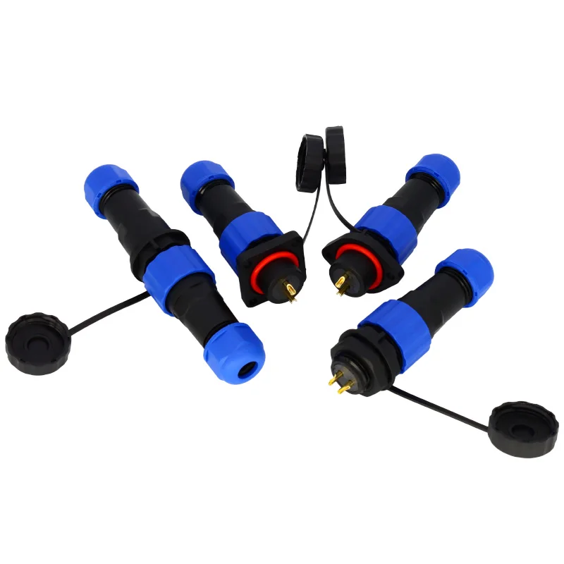 Waterproof-connector-SP1610-IP68-cable-connector-plug-socket-Male-and ...