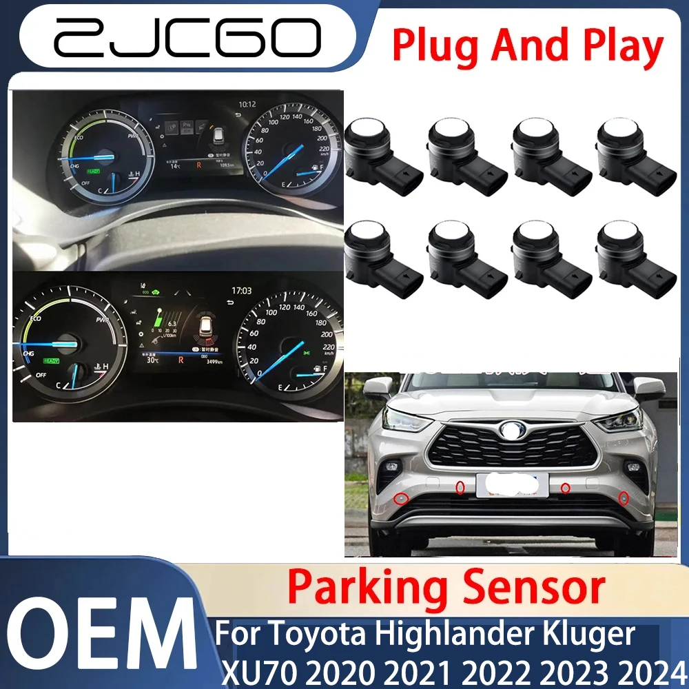 Parking-Sensor-Sensors-Buzzer-Radar-Sound-Alert-System-for-Toyota ...
