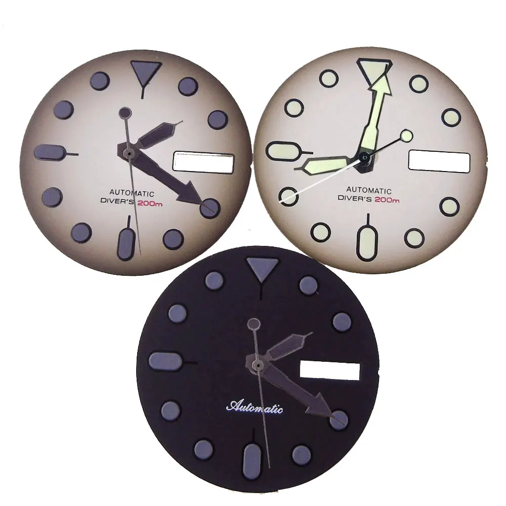 NH36-Watch-Dial-29mm-Weekday-Date-Orange-white-black-Dial-Face-Plate ...