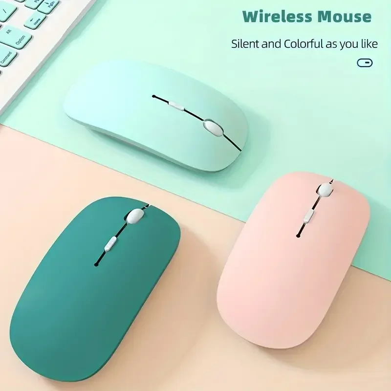 Bluetooth-compatible-Mouse-for-Laptop-iPad-Air-Pro-Tablet-PC-Wireless ...