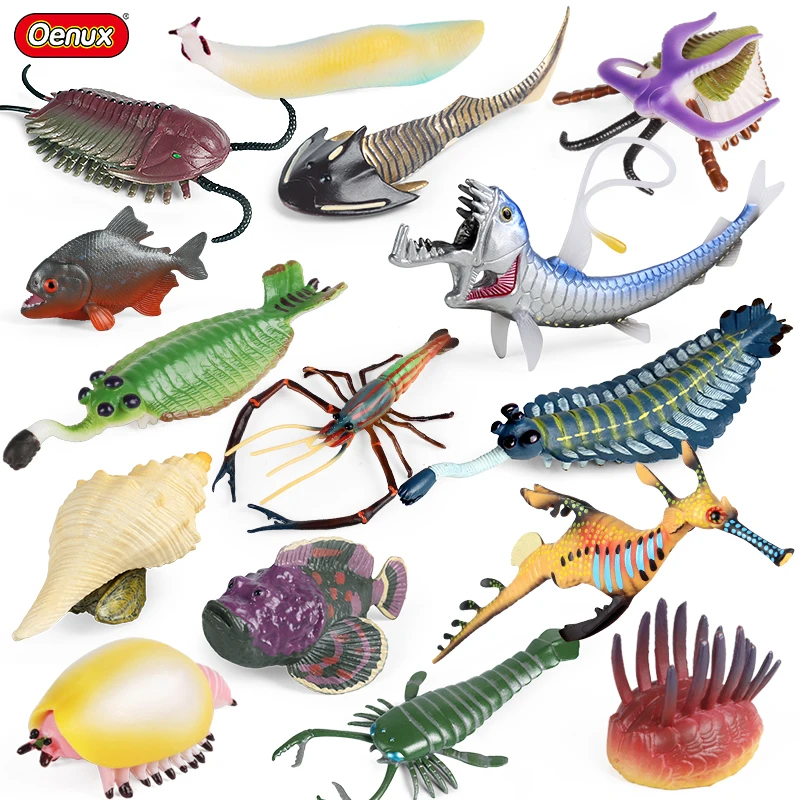 Oenux-Cambrian-Ocean-Creature-Animals-Model-PVC-Ancient-Sea-Life-Toy ...