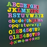Magnetic Letters Numbers Alphabet ABC 123 Fridge Magnets Plastic ...