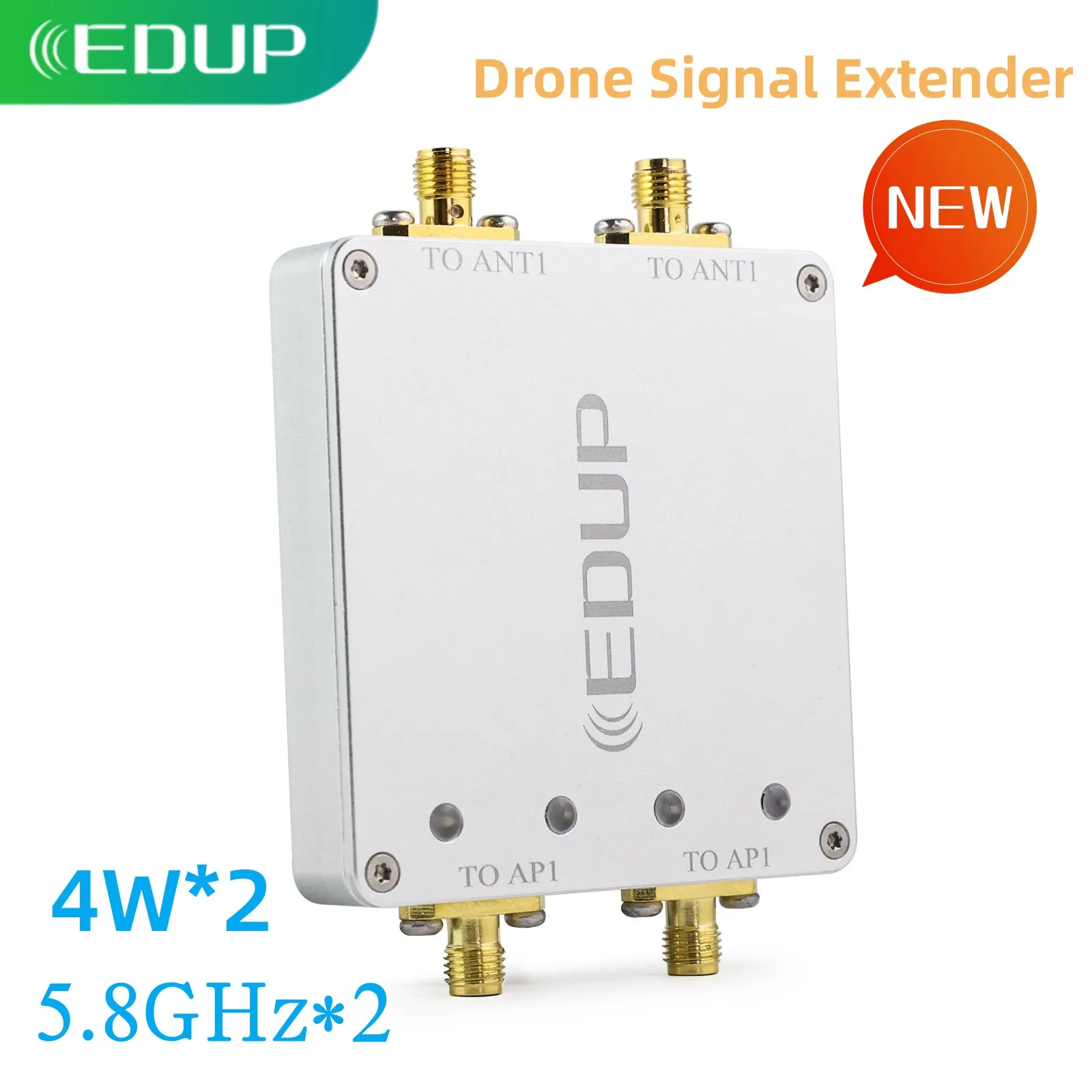 EDUP Signal Booster Dual 5.8GHz Channel Drone Signal Extender Dual 4W ...