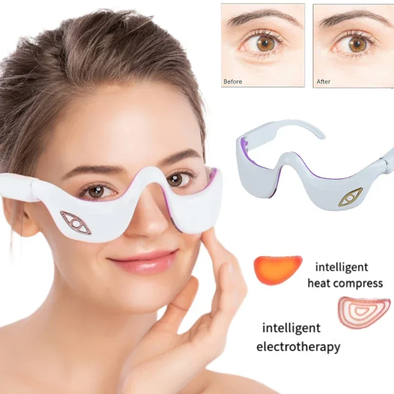 EMS-Micro-Current-Pulse-Eye-Massager-Heating-Therapy-Eye-Beauty-Device ...