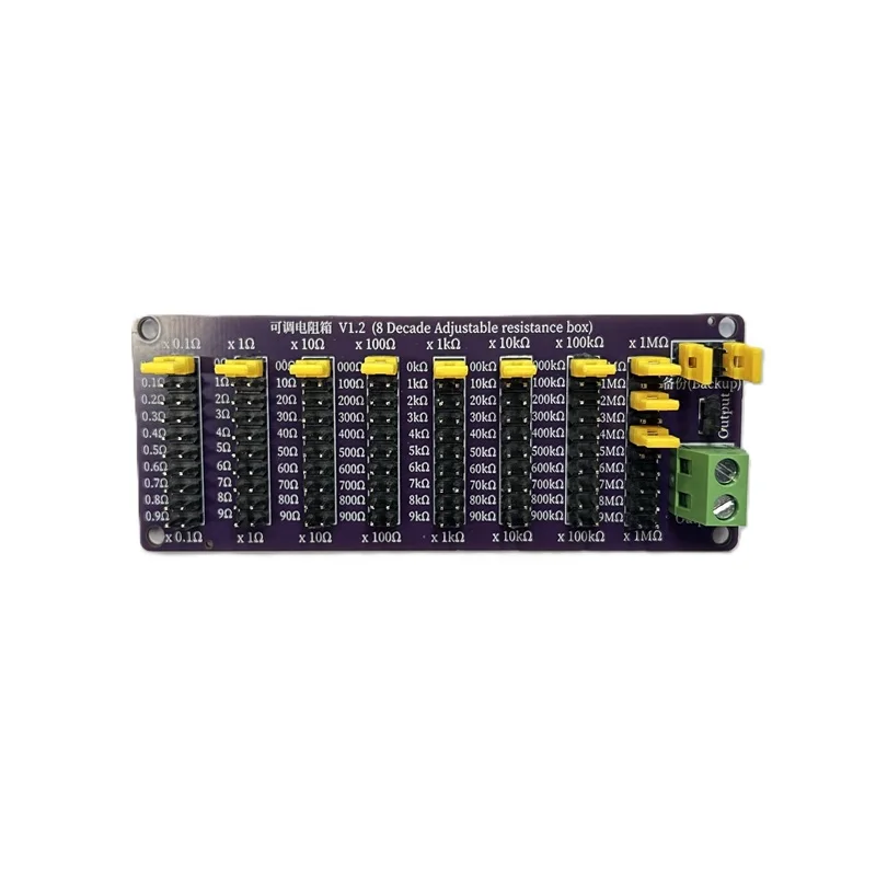 8 Eight Decade 0.0R - 9999999.9R Program Adjustable SMD Resistor Slide ...