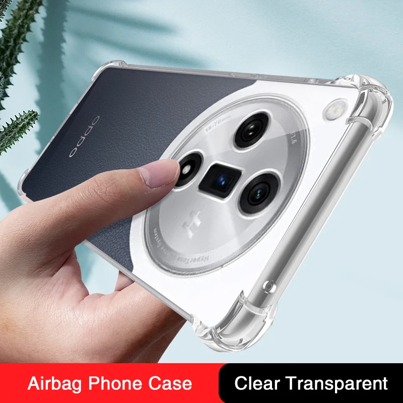 Coque-Luxury-Transparent-Silicone-Case-for-OPPO-FindX7-Find-X7-Ultra ...