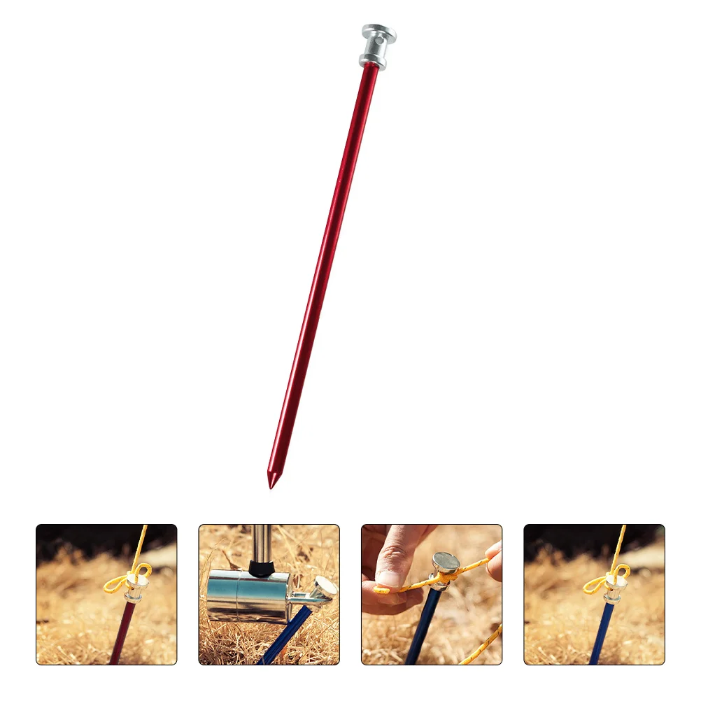 4-PCS-Aluminum-Ground-Nail-Tent-Tents-Outdoor-Peg-Stake-Alloy ...