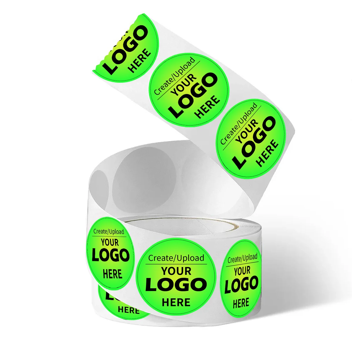 Custom-Stickers-Labels-Personalize-with-Logo-Design-100-Roll-Options ...