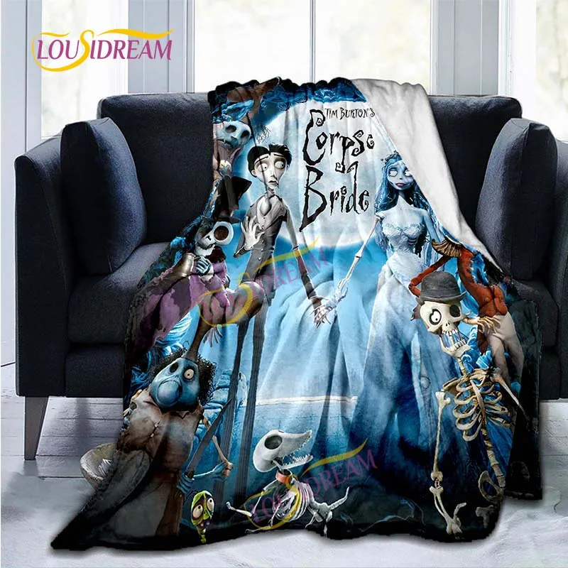 Animated-film-Tim-Burton-s-Corpse-Bride-love-blanket-bedspread-plaid ...