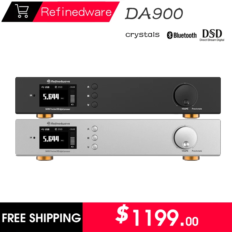 Refinedware da900 ak4499 totalmente equilibrado digital decodificador ...
