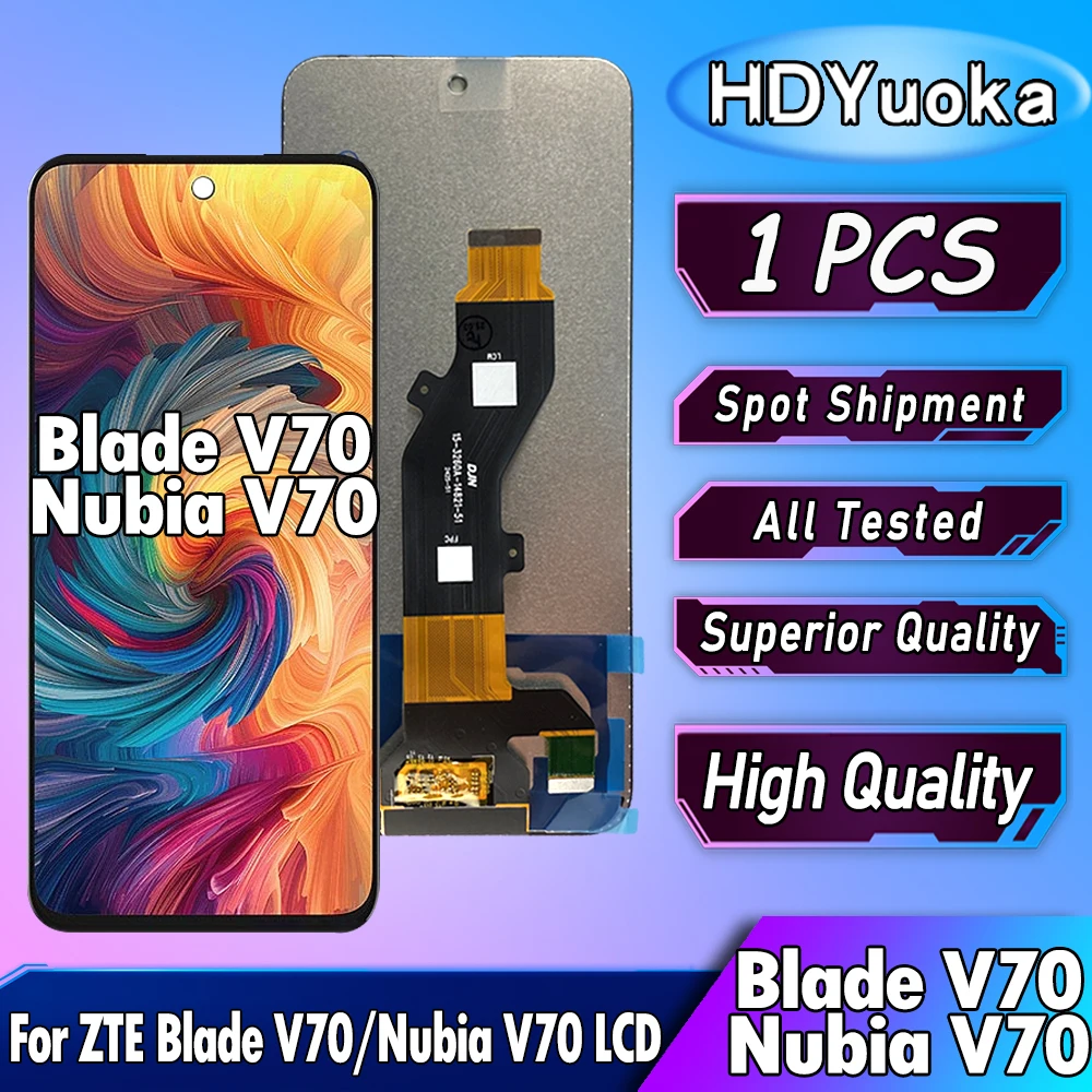 6.7" High Quality For ZTE Blade V70 LCD Display Touch Screen Digitizer ...