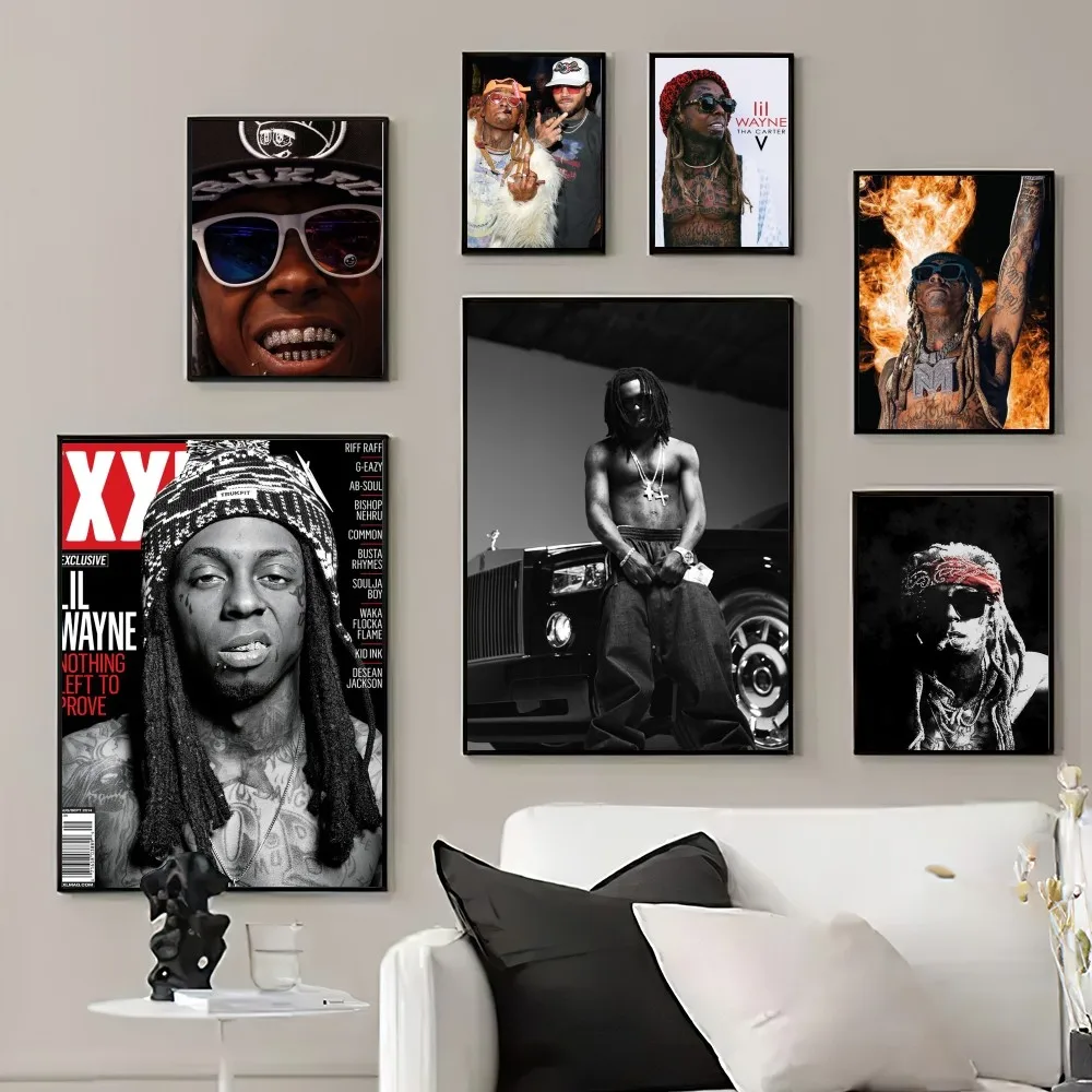 Lil-W-Wayne-rapper-Poster-Prints-Wall-Pictures-Living-Room-Home ...