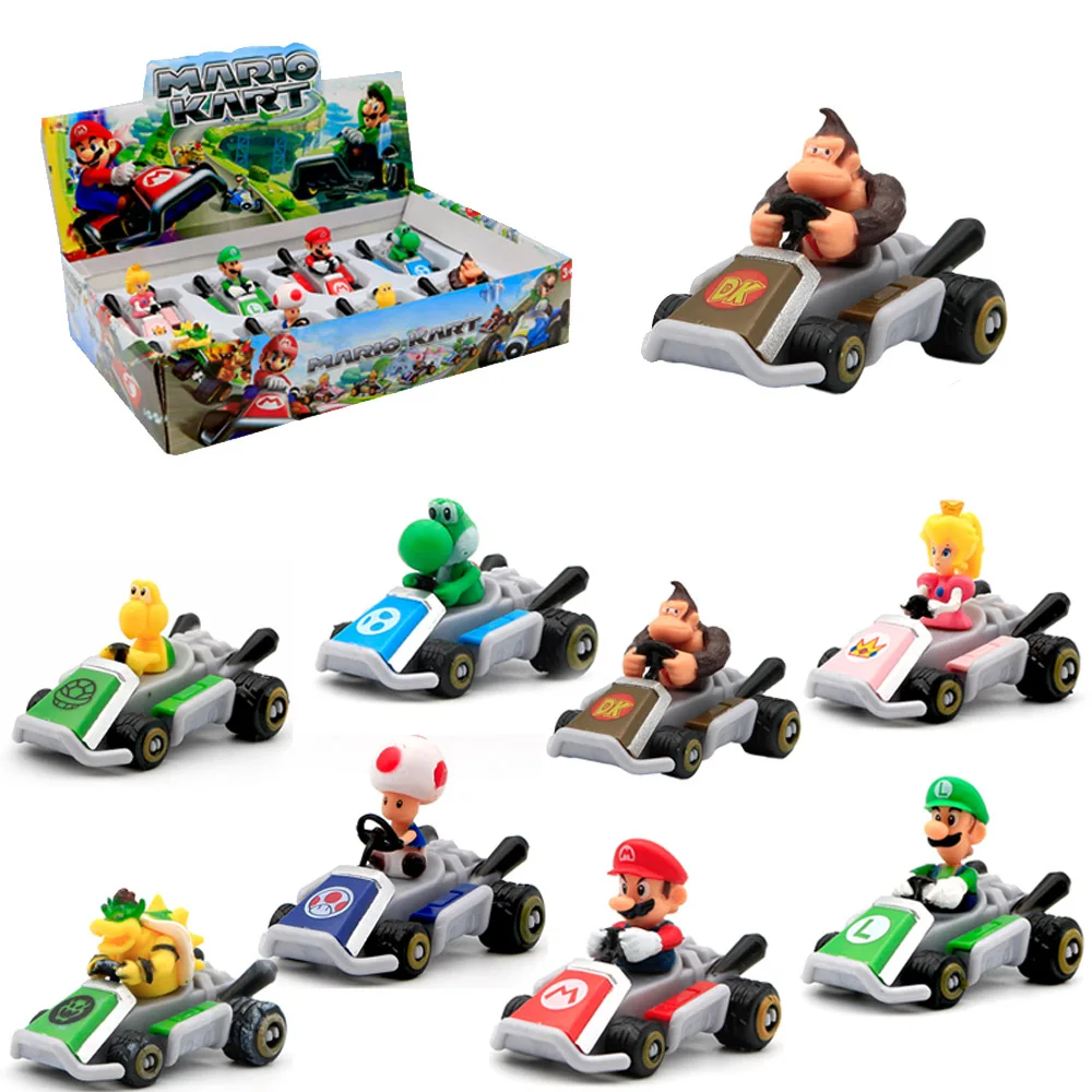 1-8-Pcs-Super-Mario-Bros-Kart-Pull-Back-Cars-Motorcycle-Luigi-Yoshi ...