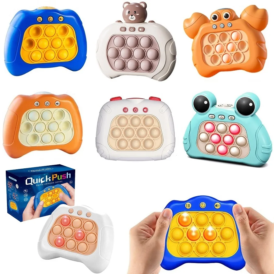 Quick Push Game Pop Popsocket Electronic Pushit Pro Super Bubble Pop Game Light Push Up Poplight jpg