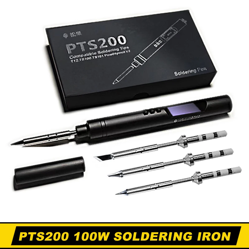 PTS200-Smart-Electric-Soldering-Iron-100W-Mini-Portable-Fast-Heating ...