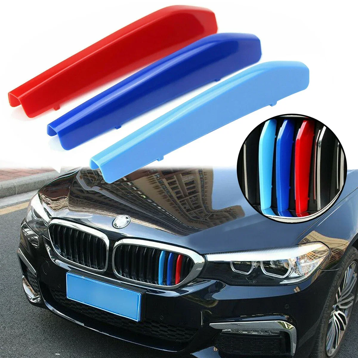 M-Front-Kidney-Grille-Strip-Grill-Cover-Sticker-for-BMW-5-Series-G30 ...