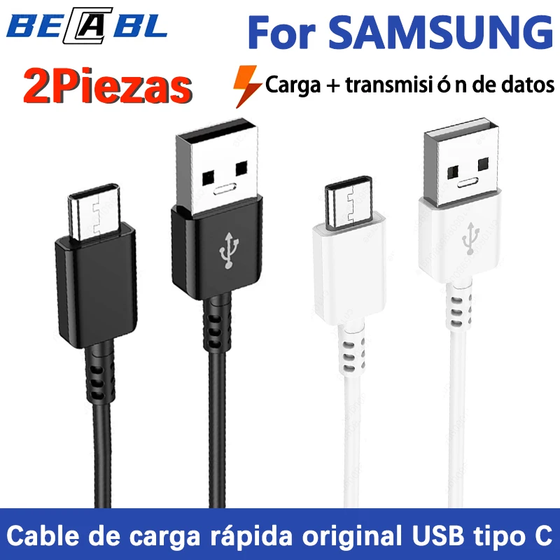 Cable USB tipo C Original, Cable de datos de cargador rápido para ...
