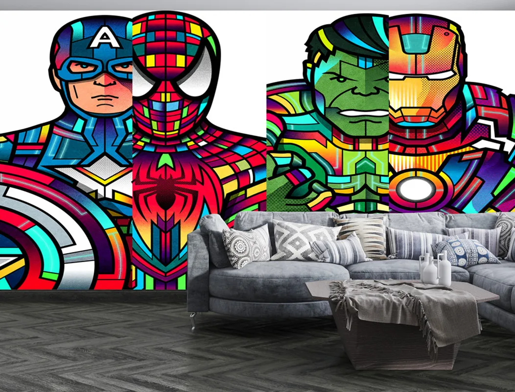 Marvel House Design: How These Wall Stickers Transform Kids’ Rooms into ...