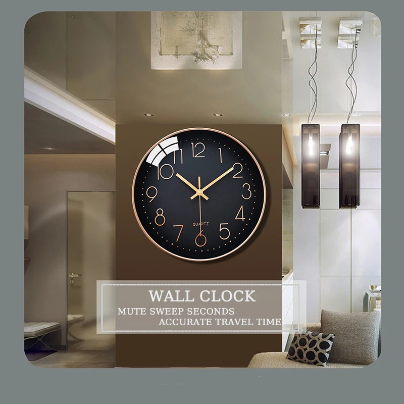 12-Inch-Kitchen-Wall-Clock-Large-Dinning-Restaurant-Cafe-Decorative ...