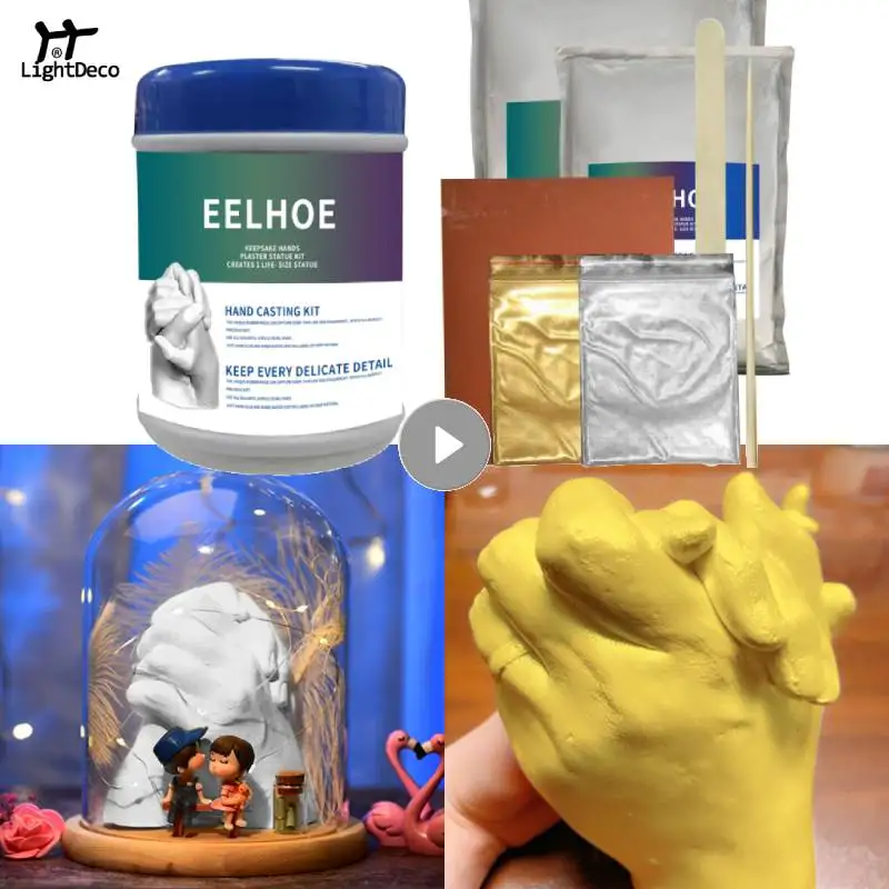 Three-dimensional-Model-Powder-DIY-Clone-Powder-Cast-For-Hand-Foot ...