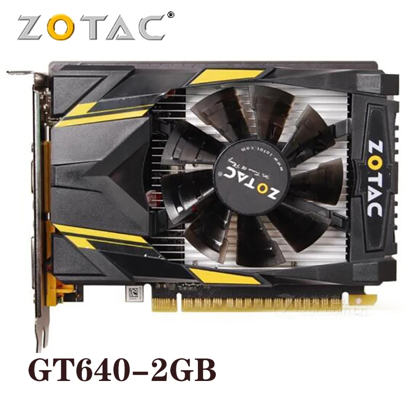 오리지널 ZOTAC 비디오 카드, GeForce GT640, GPU 맵, NVIDIA GT640, 2GD3, HDMI, DVI ...