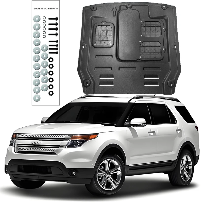 Car-Accessories-Black-Under-Engine-Guard-Mudguard-Board-Splash-Shield ...