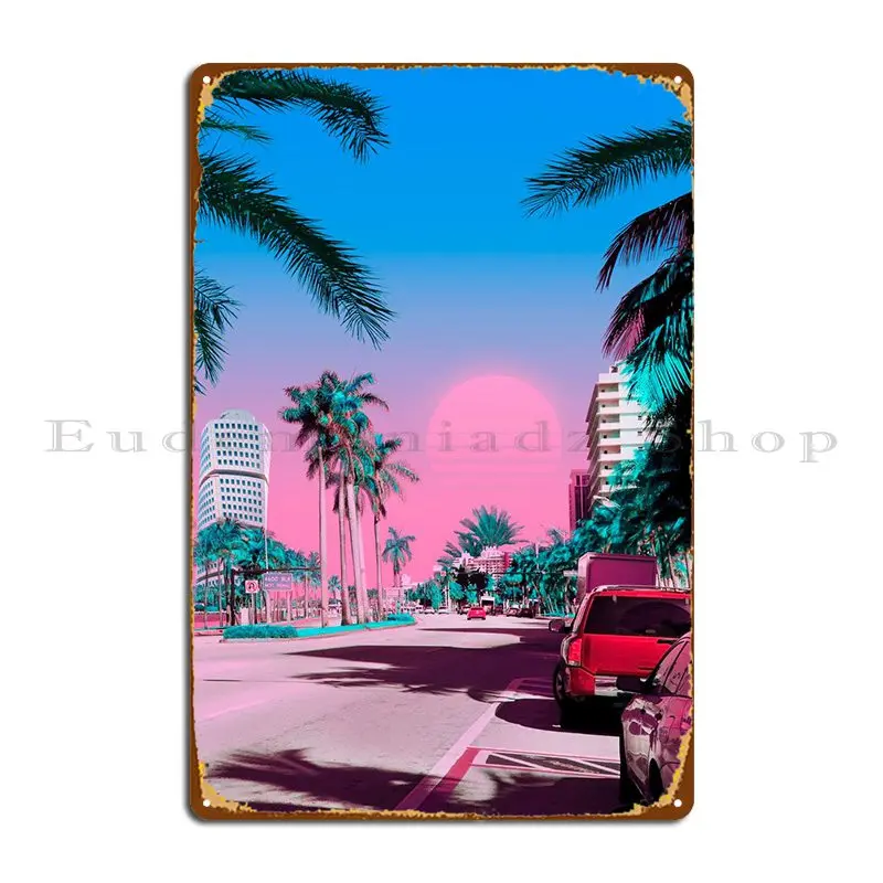 Miami-Vice-City-Metal-Plaque-Poster-Pub-Cave-Personalized-Home-Wall ...