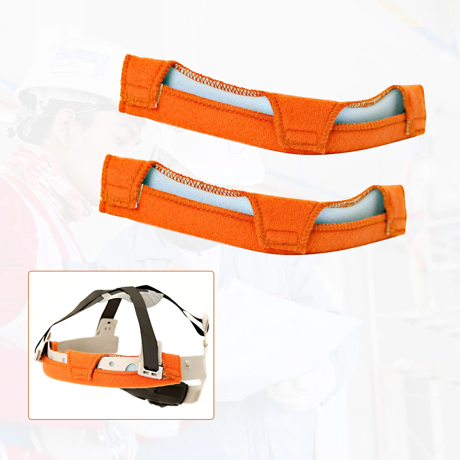 Universal-Safety-Helmet-Sweatband-Washable-Cotton-Hard-Hat-Liner-Helmet ...