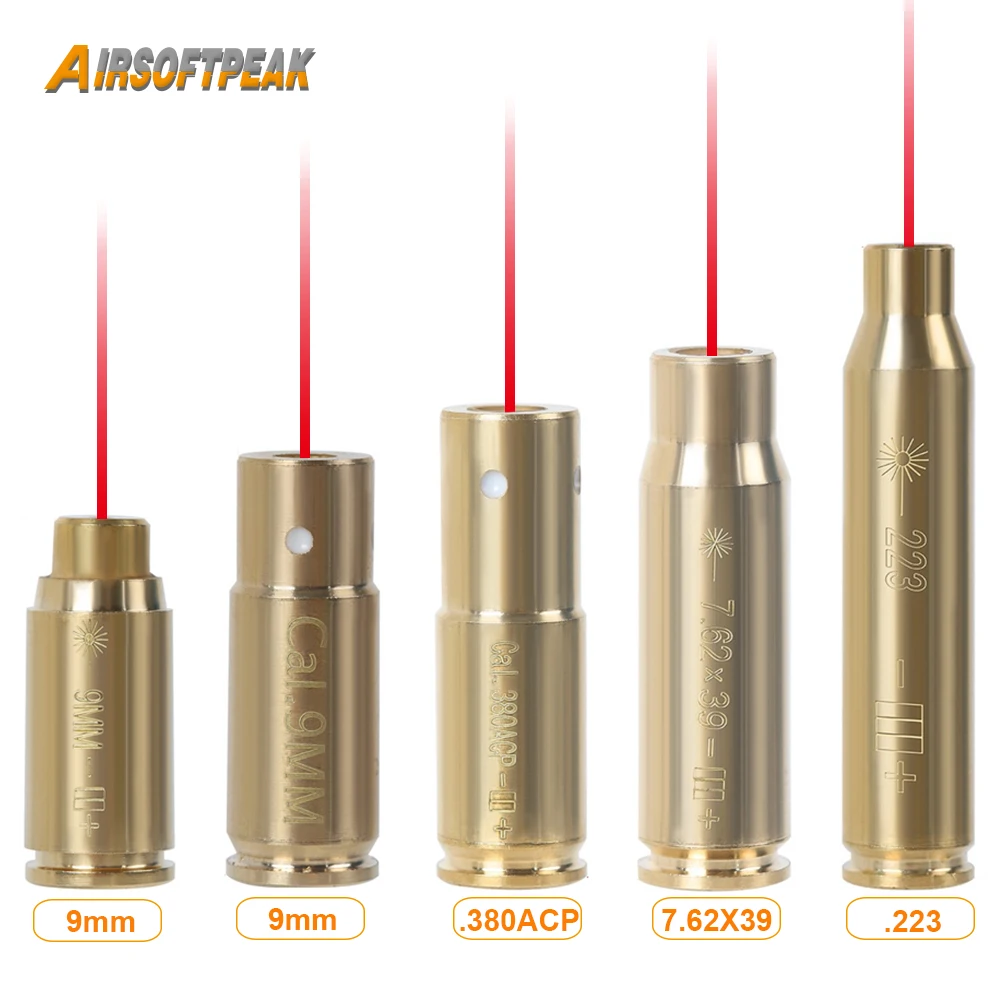 Tactical Red Laser Bore Sighter Training Bullet Boresighter Cartridge ...