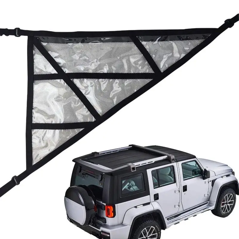 Car-Roof-Net-Triangle-Car-Ceiling-Cargo-Net-Pocket-Adjustable-Double ...