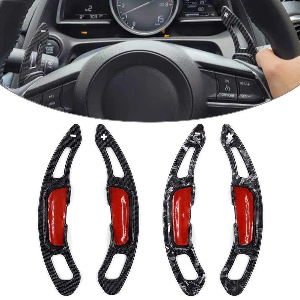1-Pair-Car-Steering-Wheel-Shift-Paddle-Shifter-Extension-For-Mazda-3-6 ...