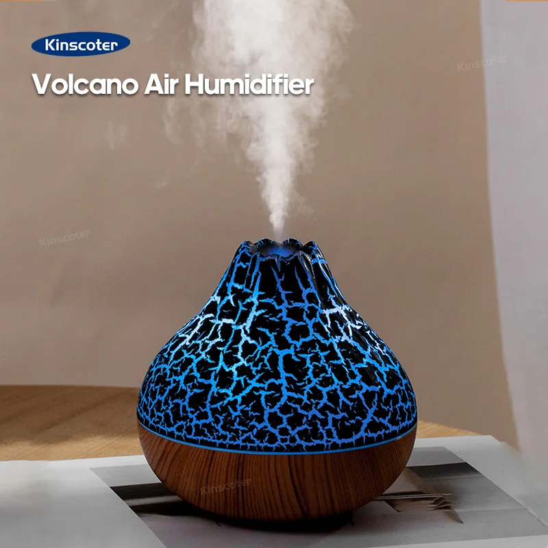 Volcano-Air-Humidifier-300ml-Desktop-USB-Water-Mist-Diffuser-Purifier ...