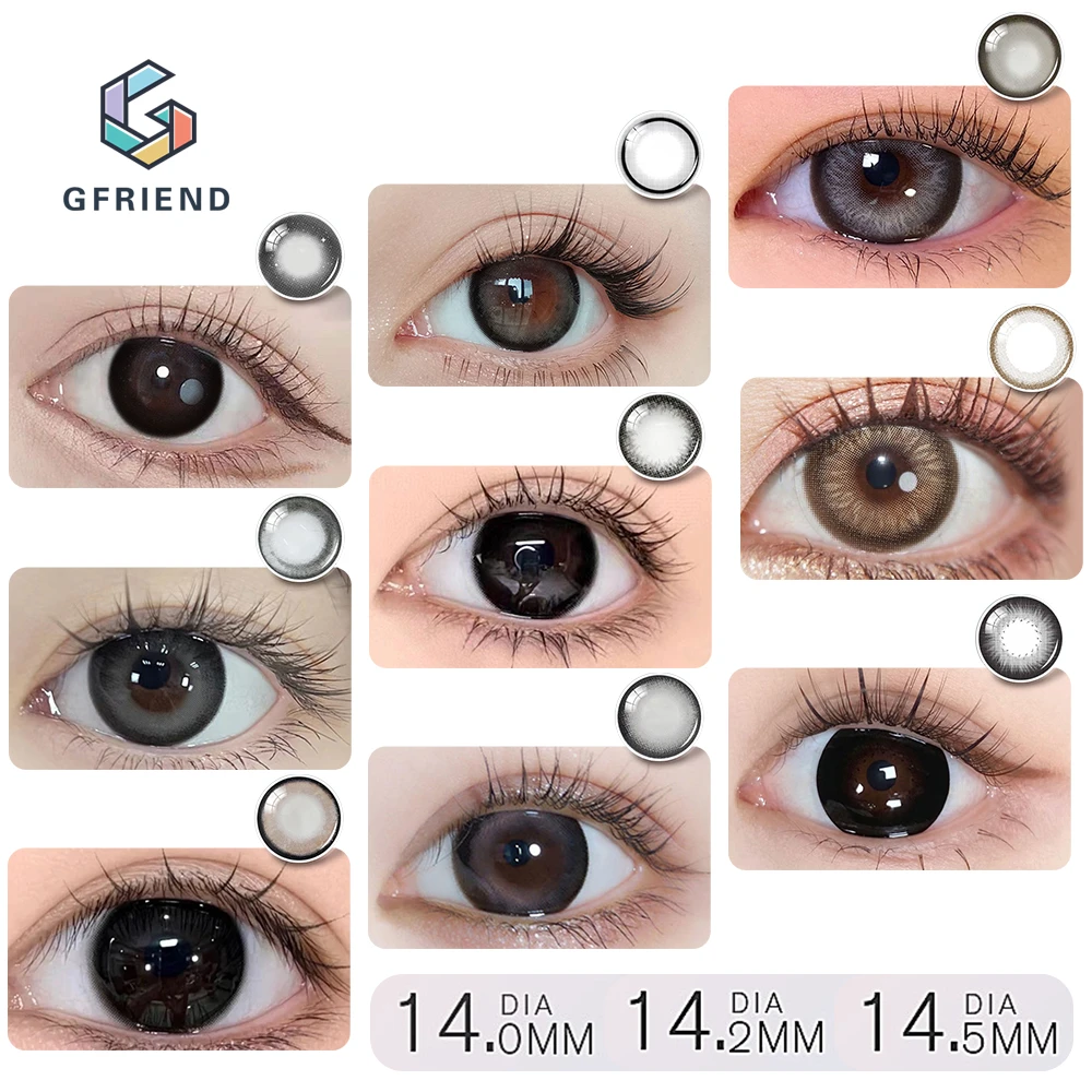 2pcs Gfriend Colored Contact Lenses For Natural Eyes Myopia And ...