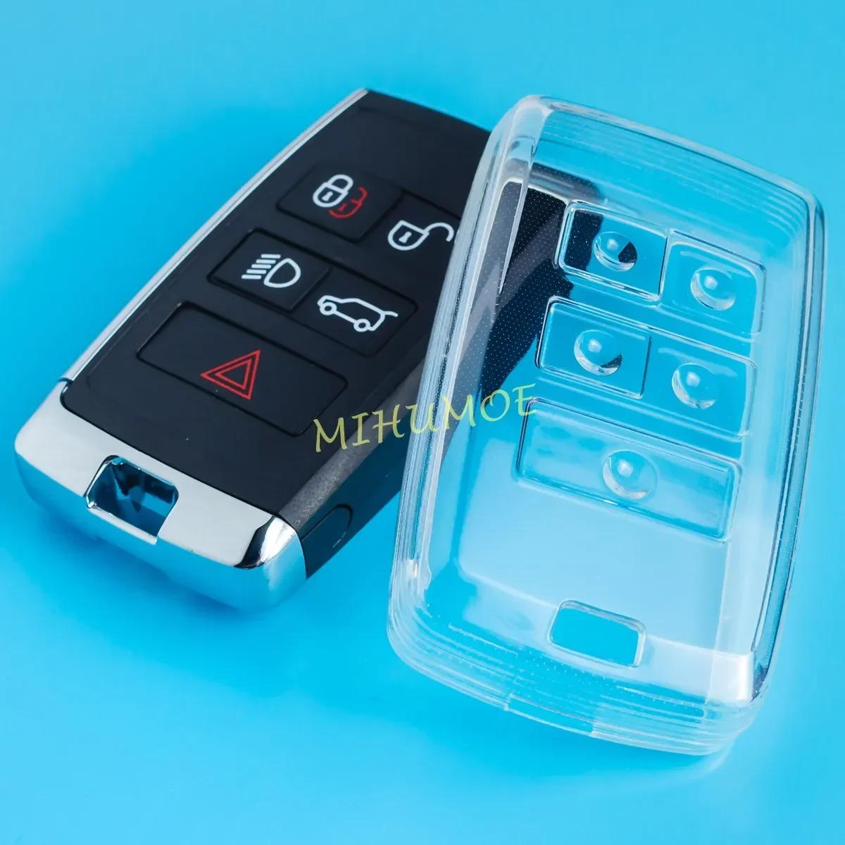 Transparent Clear Car Key Fob Cover Case Holder For Land Rover Range ...