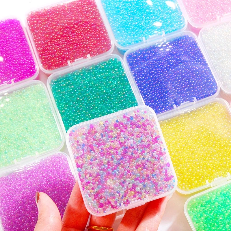 Resin Nail Art Decor | Resin Bubble Beads | Mini Bubble Beads | Uv ...