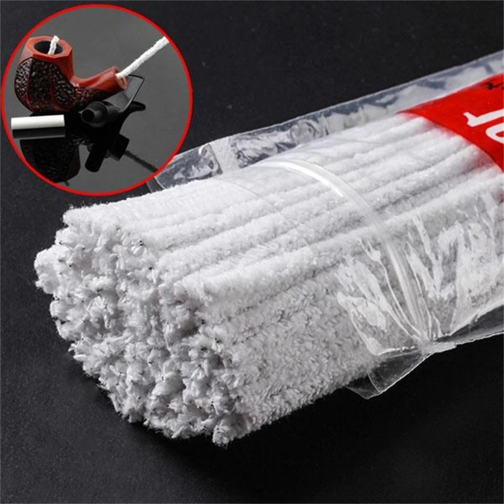 50Pcs-Smoking-Pipe-Cleaners-Blend-Cotton-Rods-Tobacco-Smoke-Mouthpiece ...