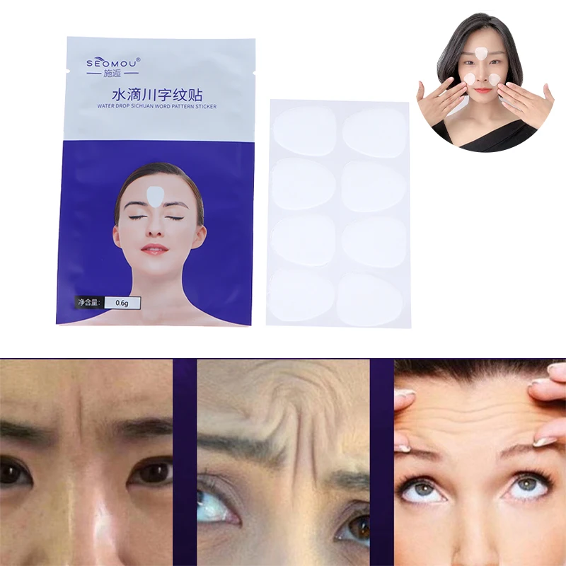 24PCS-Box-Reusable-Silicone-Anti-Aging-Patch-Face-Forehead-Beauty ...