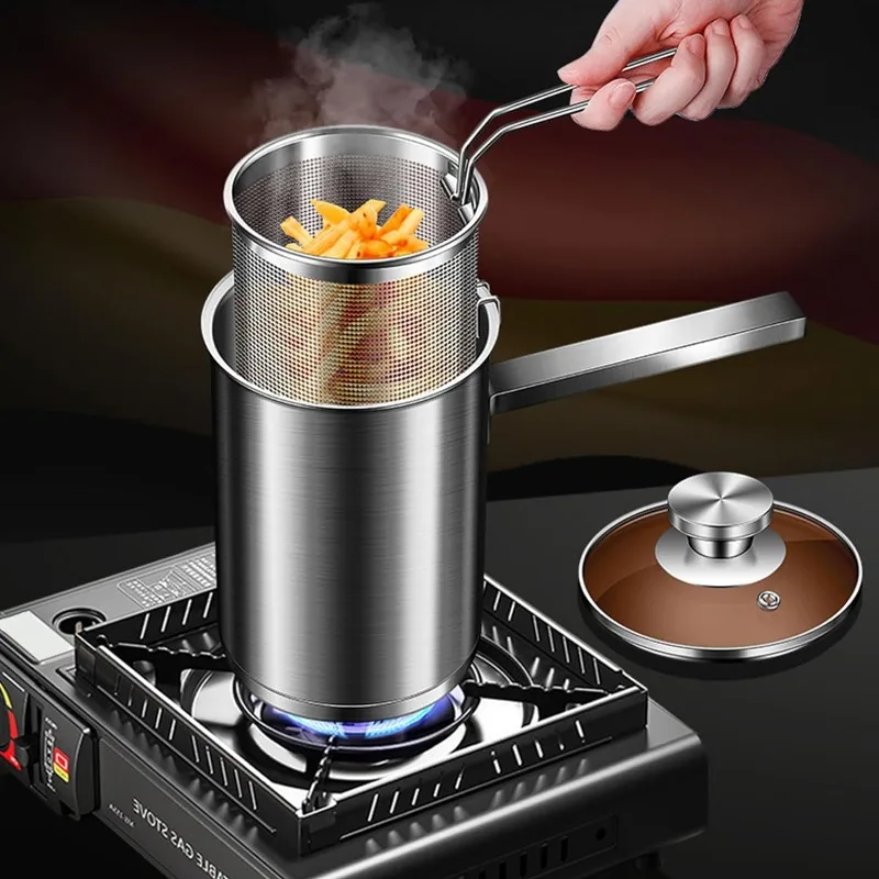 Frying Pots Household Deep Frying Cookware Inductions Cooker Frying ...