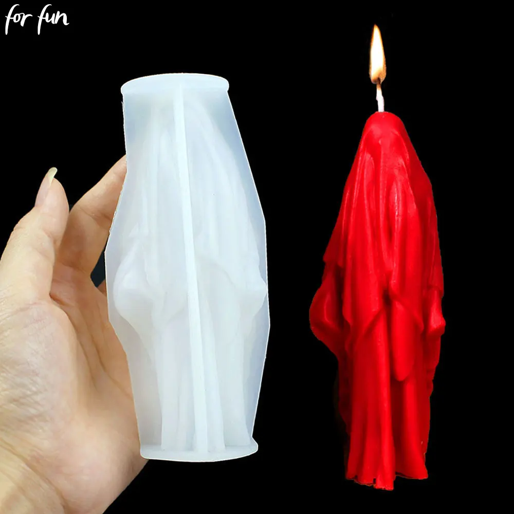 For Fun DIY Wizard Candle Silicone Candle Molds Aromatherapy Plaster ...
